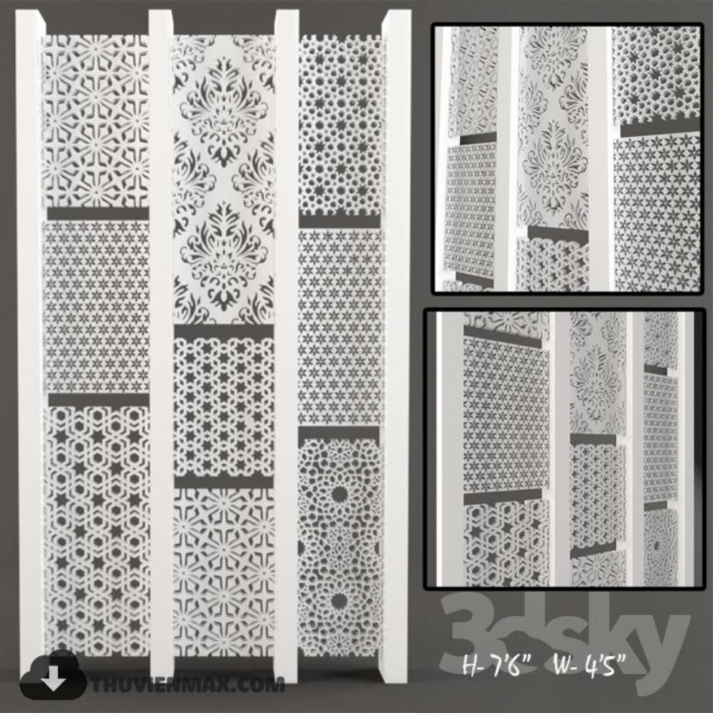 Partition Wall from 3DS MAX Models & Free Download