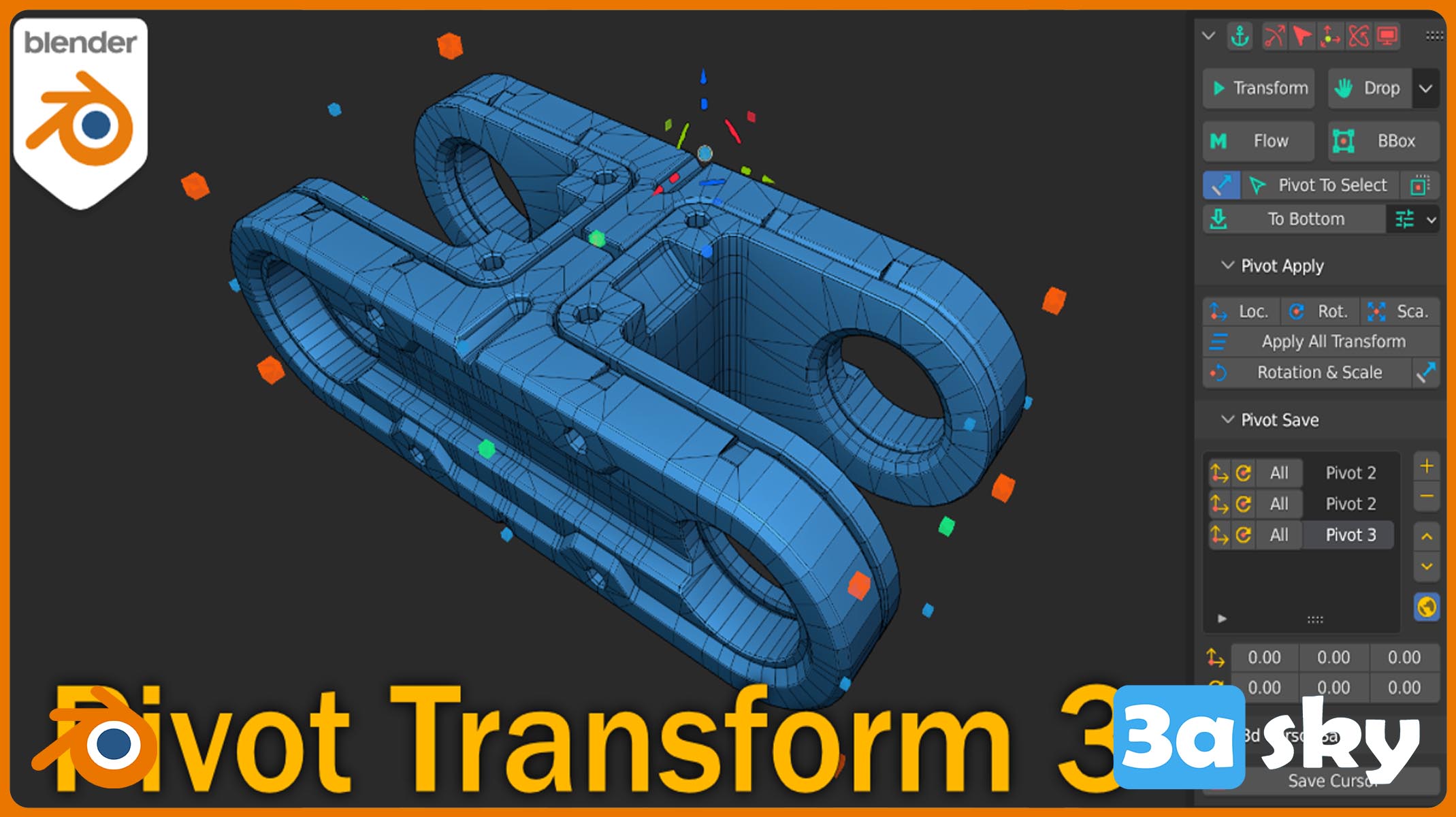 Pivot Transform 3.3.0 (Blender 4.0) from PLUGIN BLENDER Models & Free Download