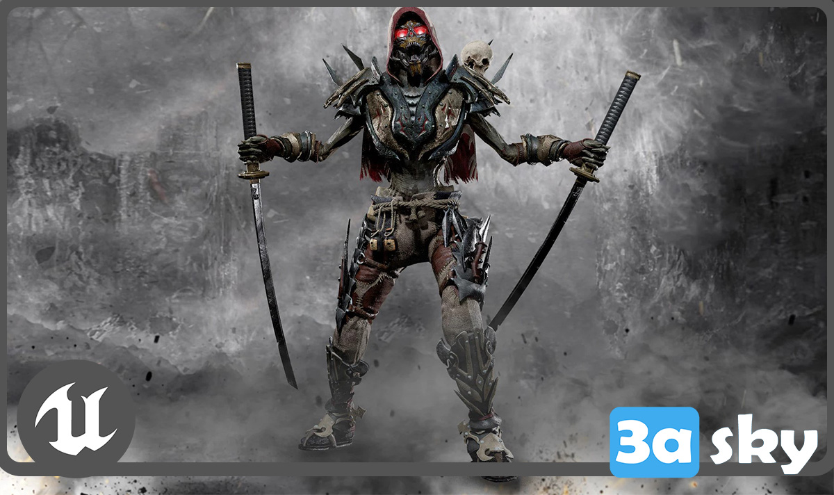 Undead Shinobi 4.27 from UNREAL Models & Free Download