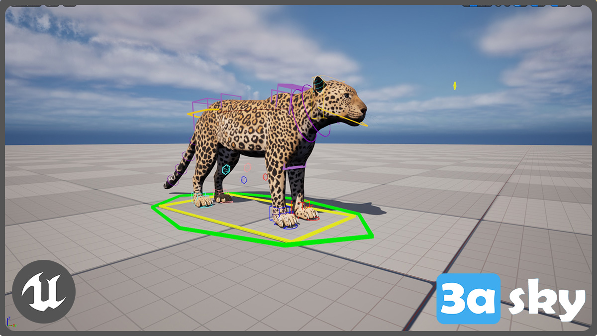 Indian Leopard Control Rig 5.3 from UNREAL Models & Free Download