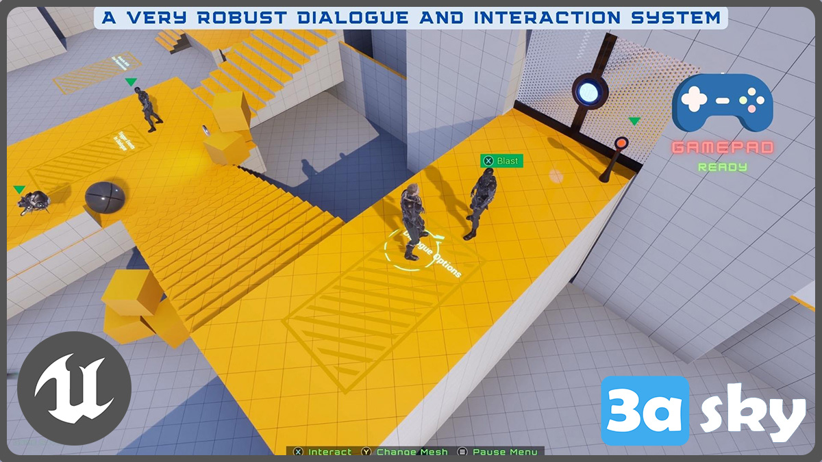 Defender Animated Dialogue System UE5.3 from PLUGIN UNREAL Models ...