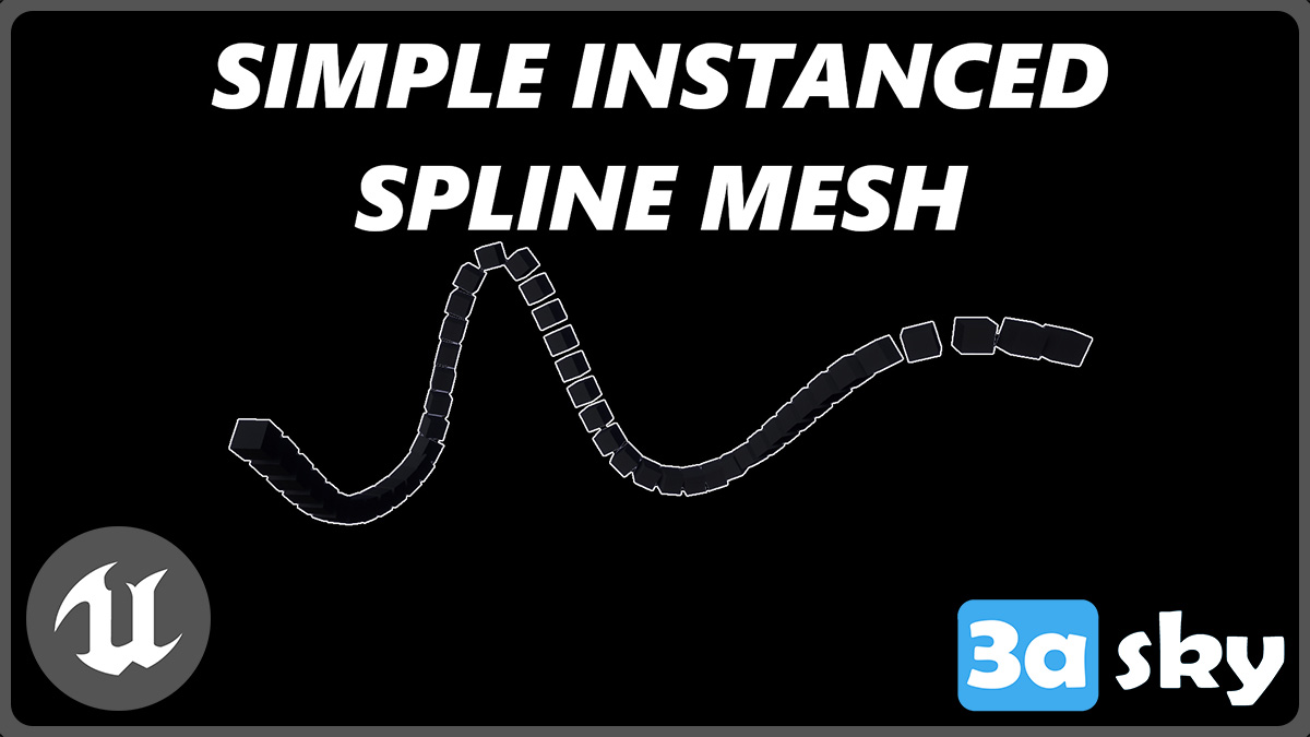 Simple Instanced Spline Mesh 5 3 From Plugin Unreal Models And Free