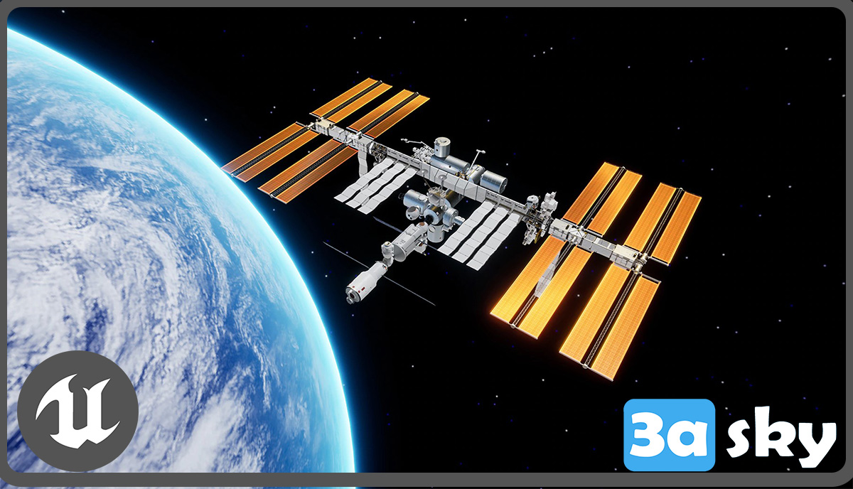 ISS INTERNATIONAL SPACE STATION 4.27 from UNREAL Models & Free Download