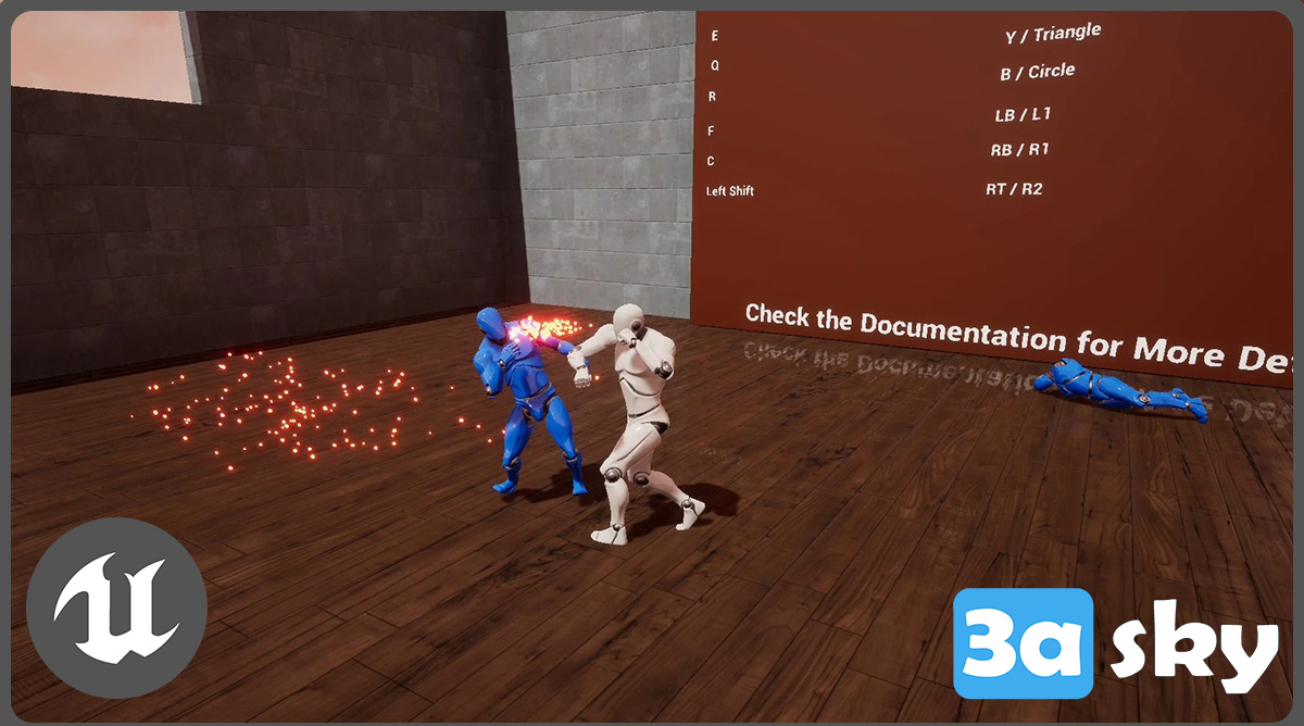 Basic Melee Combat System 5.0 from PLUGIN UNREAL Models & Free Download