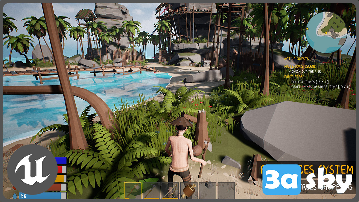 Easy Survival RPG v4_UE5.3 from PLUGIN UNREAL Models & Free Download