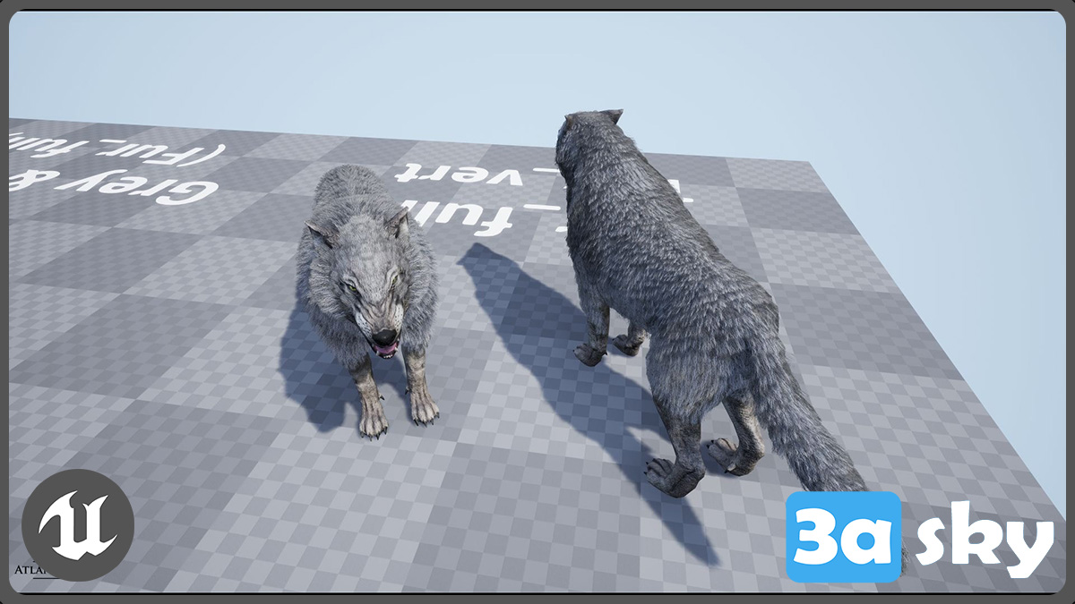ROG Creatures Wolf (4.26+) from UNREAL Models & Free Download