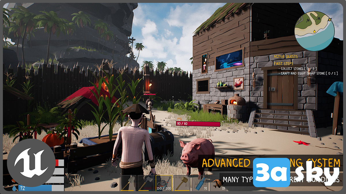 Easy Survival RPG v4_UE5.3 from PLUGIN UNREAL Models & Free Download