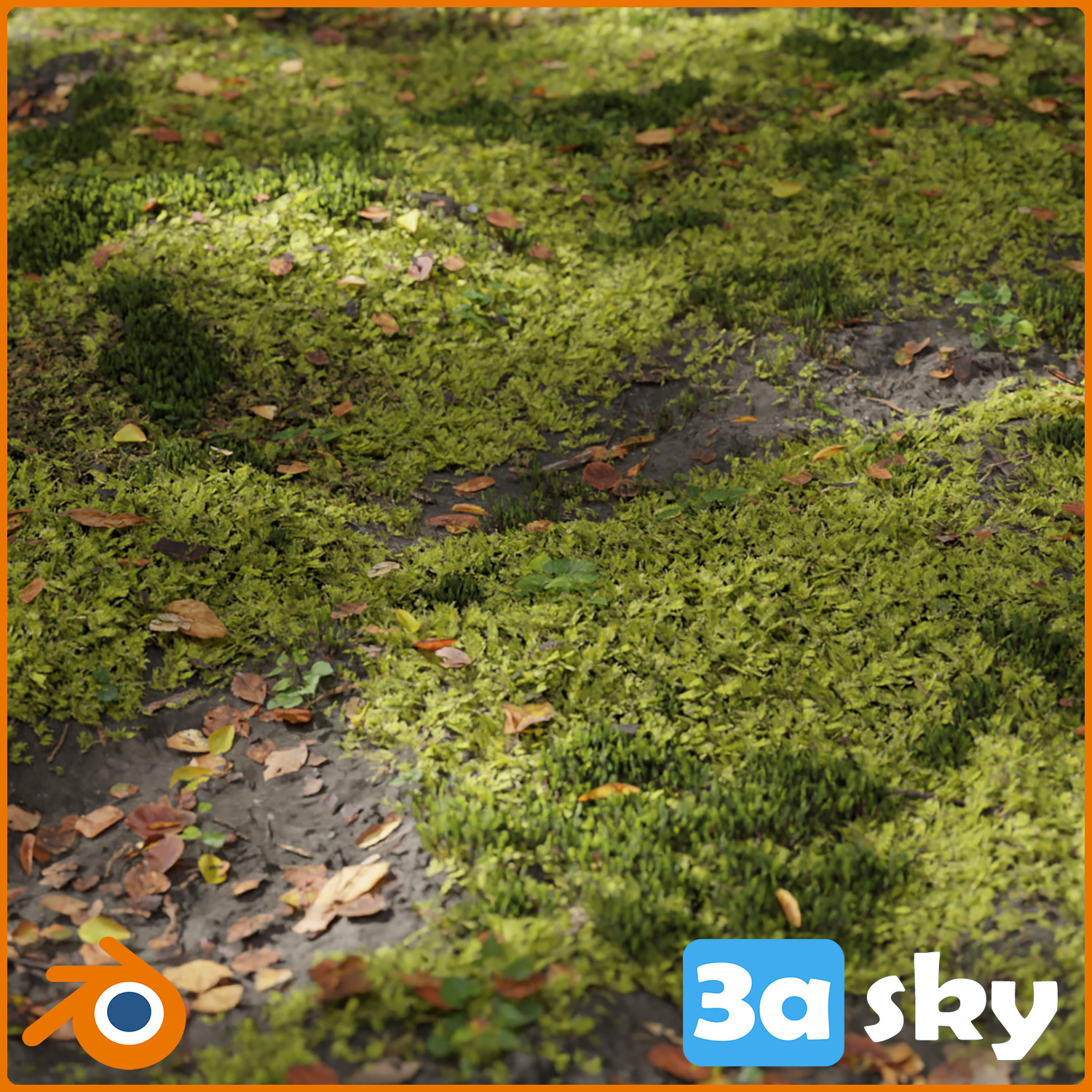 Moss Covered Ground from BLENDER Models & Free Download