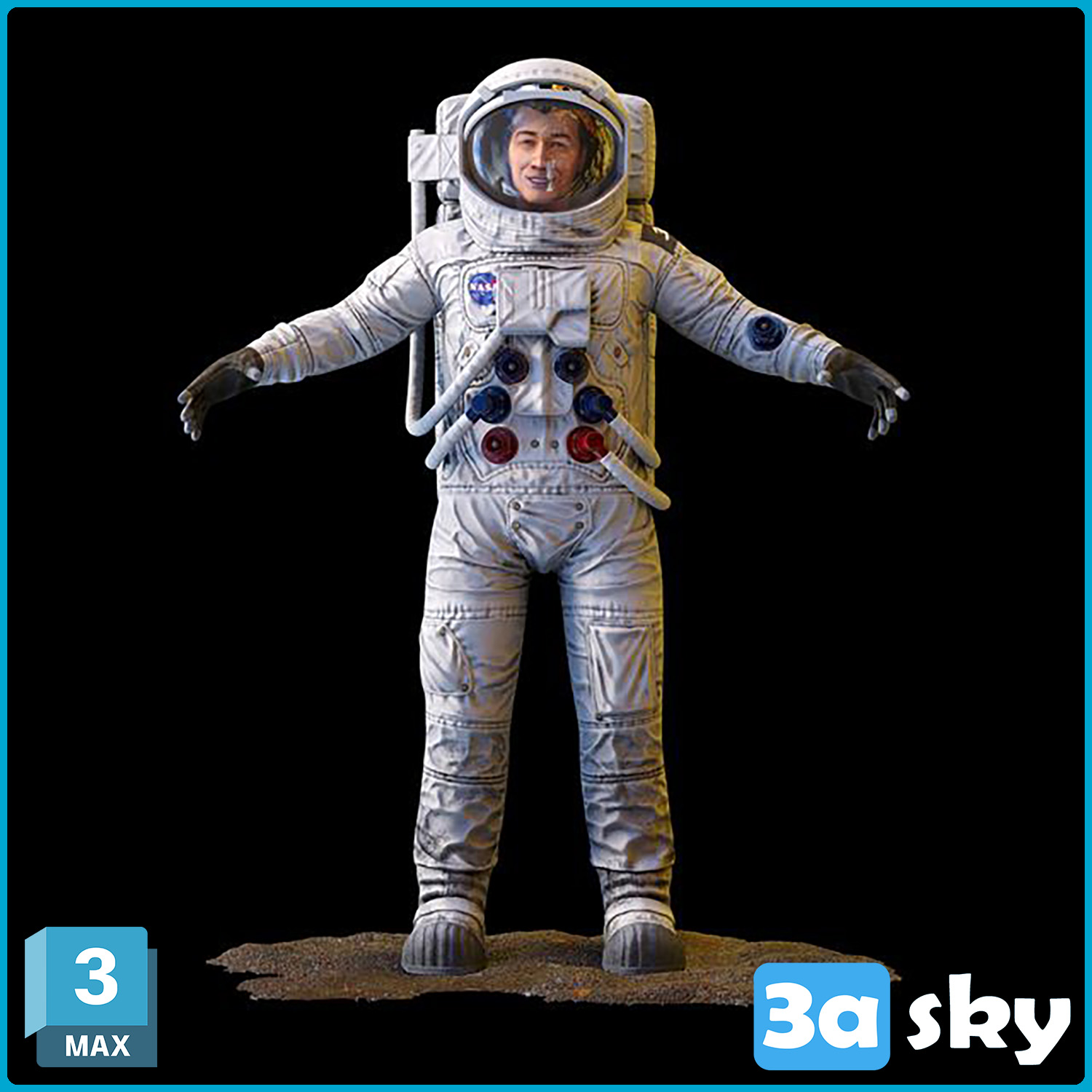 Astronaut from 3DS MAX Models & Free Download