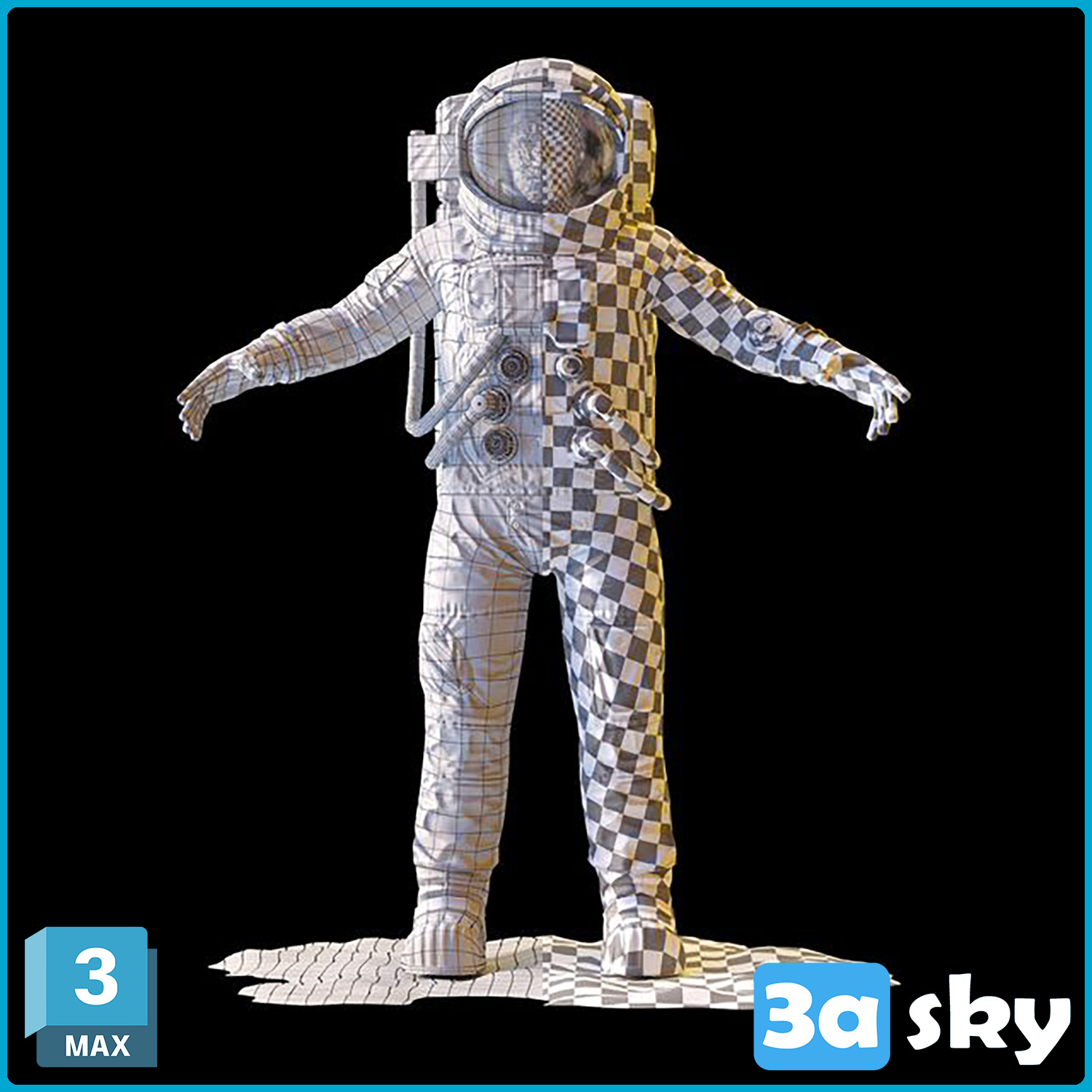 Astronaut from 3DS MAX Models & Free Download