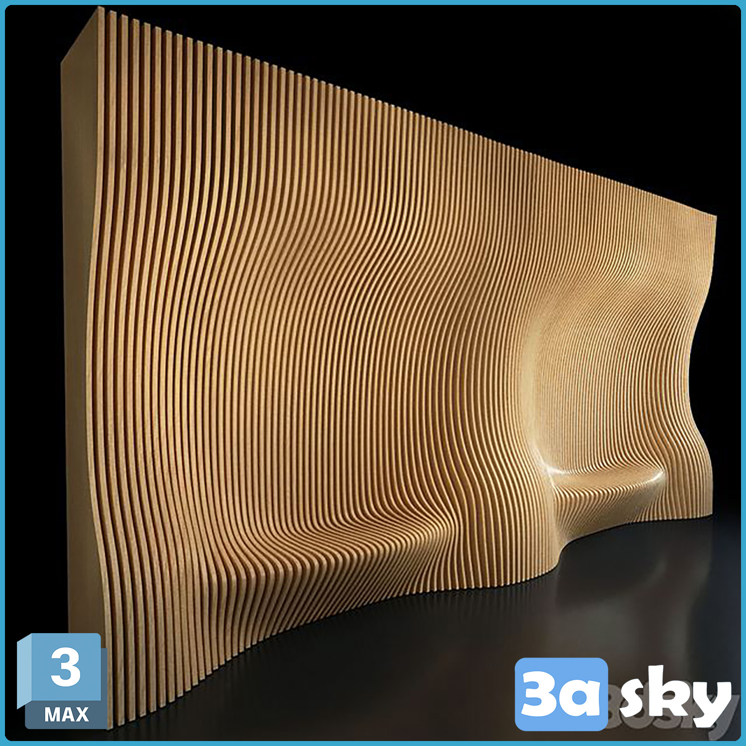 Parametric wall 006 from 3DS MAX Models & Free Download