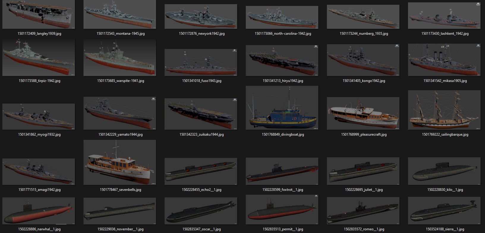 Pack 141 ships 3d models from 3DS MAX Models & Free Download