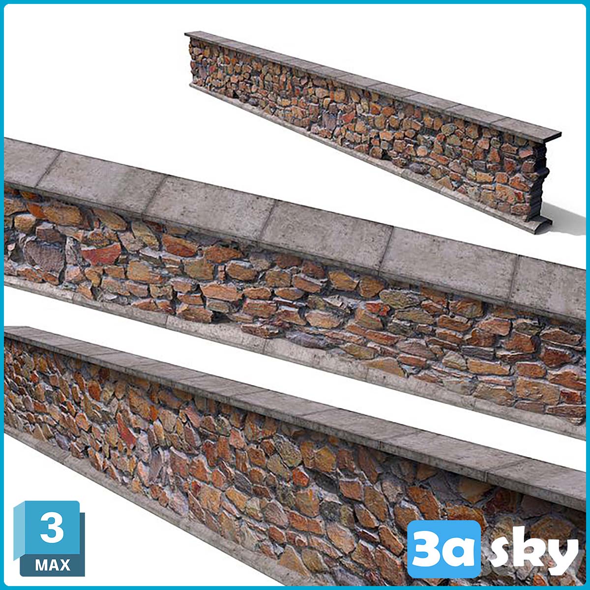Stone wall 002 from TEXTURE Models & Free Download