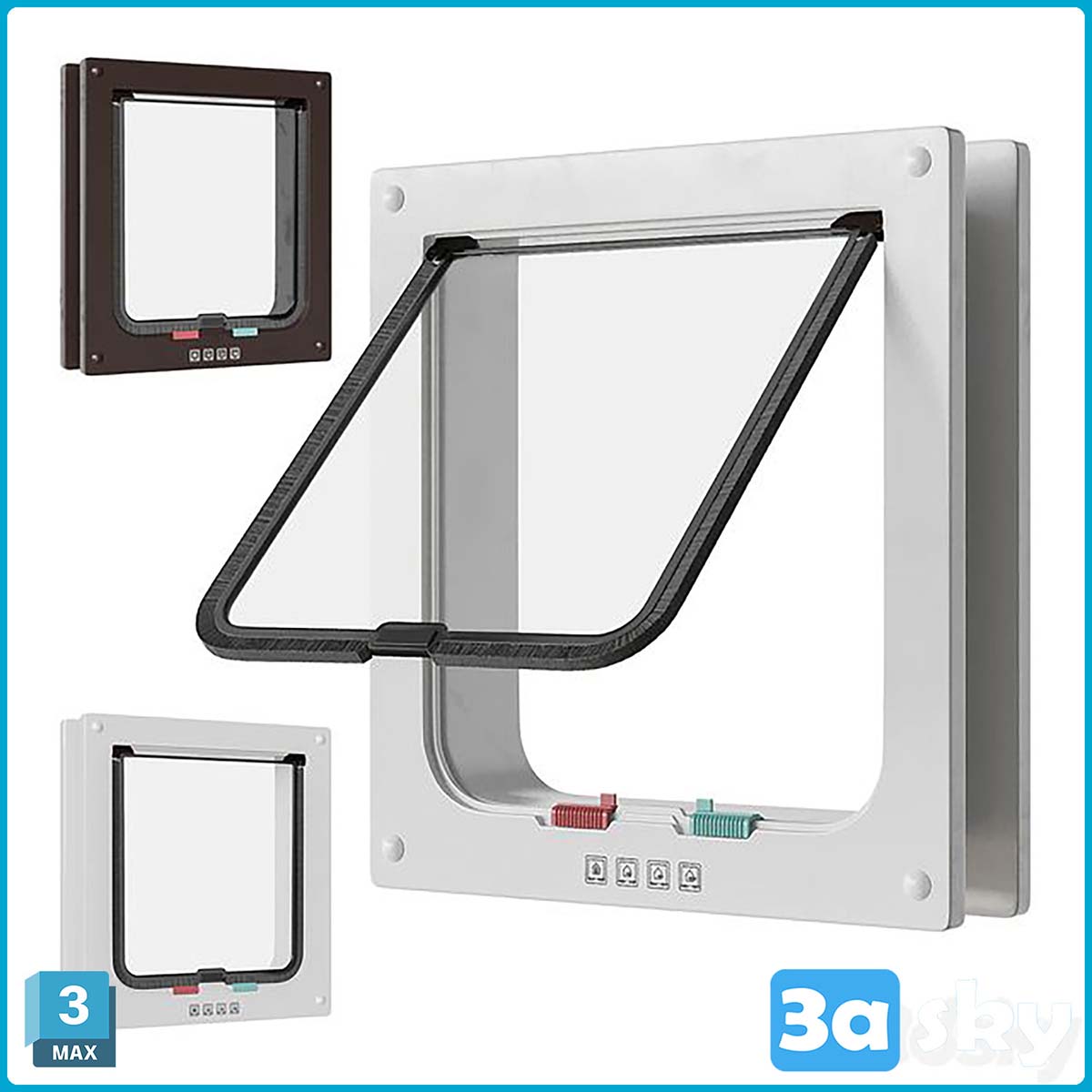 Cat door 2 from 3DS MAX Models & Free Download