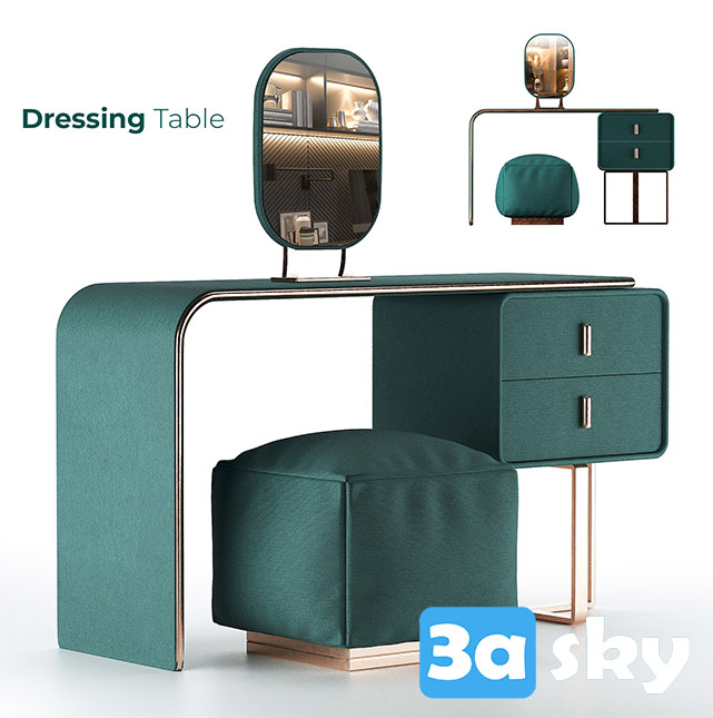 Dressing Table 01 from 3DS MAX Models & Free Download