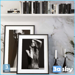 partition wall with tv from 3DS MAX Models & Free Download